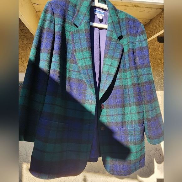 Pendleton | Jackets & Coats | Vintage Womens Pendleton Wool Blazer Sz L ...